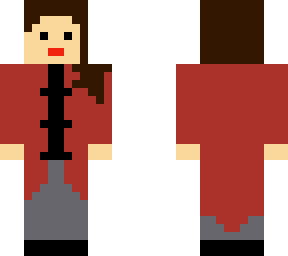 Red Trench Coat Skin | Minecraft Skin