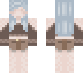 Vintage girl covered in freckles | Minecraft Skin