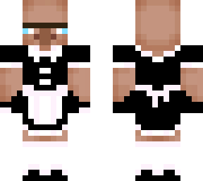 Derp villager in maid outfit V2 | Minecraft Skin