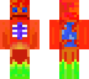fire monster | Minecraft Skins