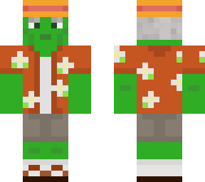 Green and Retired | Minecraft Skin
