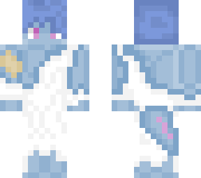 human Cyan Axolotl | Minecraft Skin