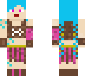 jinx arcane | Minecraft Skins