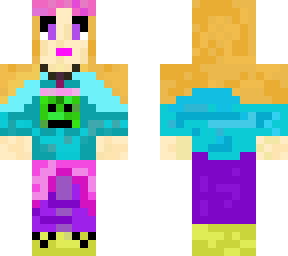 red haired cute zombie girl | Minecraft Skin