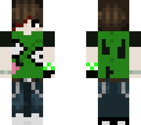 scemo boy with gir shirt | Minecraft Skin