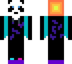 rainbow panda | Minecraft Skins