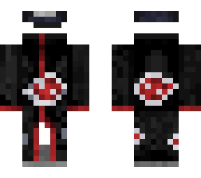Akatsuki Robe 2nd Layer | Minecraft Skin
