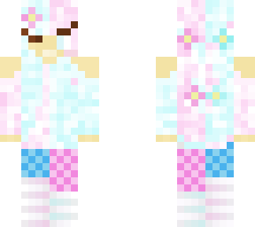 Blue and Pink | Minecraft Skin
