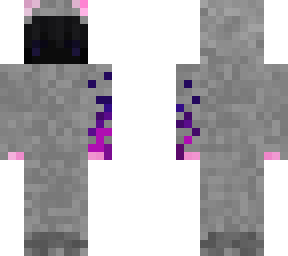 cat suit purple demon | Minecraft Skin