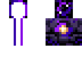 Crying Obsidian Hood, Respawn anchor | Minecraft Skin