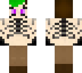 Enderian Skin: Ribcage Torso Pattern | Minecraft Skin