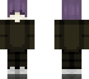 Purple Bad Boy (edit:face) | Minecraft Skin