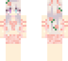 Strawberry mermaid human | Minecraft Skin