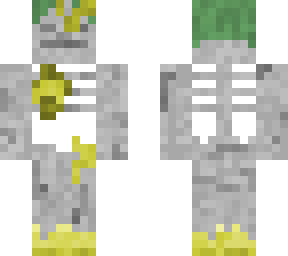 Sunken Skeleton from Minecraft Dungeons | Minecraft Skin