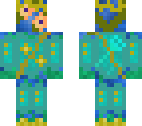 Wedding Triton | Minecraft Skin