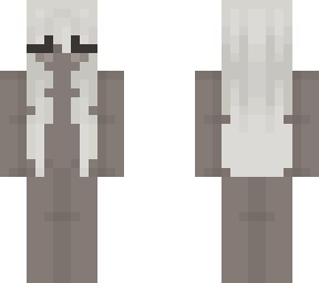 white hair base poc | Minecraft Skin