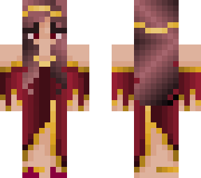 Fire Queen Minecraft Skins