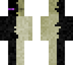 Half Enderman | Minecraft Skins