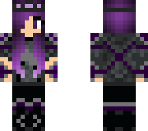 Netherite Purple Warrior | Minecraft Skin