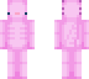 Pink Axolotl | Minecraft Skin