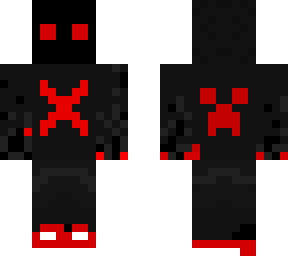 red Mask Gamer | Minecraft Skin