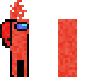 Among US 3-RED IMPOSTER | Minecraft Skin