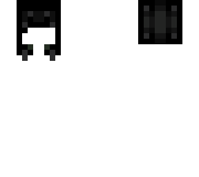 Black Shoulder Length Hair Minecraft Skins
