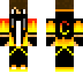 Fire Hoodie | Minecraft Skins