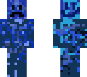 blue man | Minecraft Skin