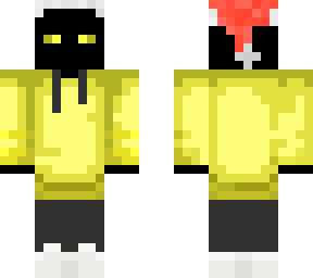 duo skin yellow demon Christmas edition | Minecraft Skin