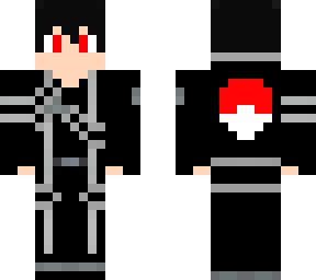 kirito sharingan | Minecraft Skin
