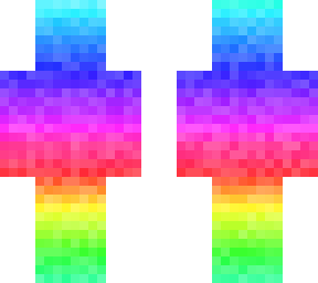 Rainbow Skin Base | Minecraft Skin