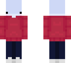 red sweater frog | Minecraft Skin