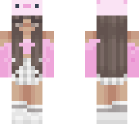 The Pink axolotl | Minecraft Skin