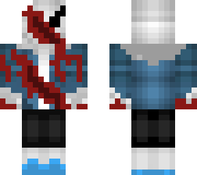 almost dead sans | Minecraft Skin