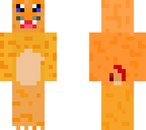 Charmander Minecraft Skins