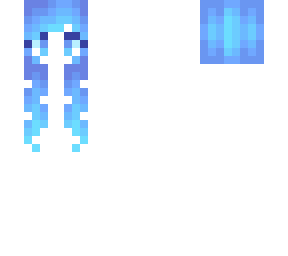 Female HB - Teardrop blue | Minecraft Skin