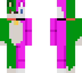 Green and purple dog | Minecraft Skin