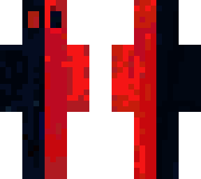 Half dark half demon | Minecraft Skin