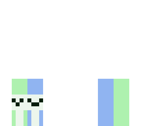 Mini Dream Blue And Green DNF | Minecraft Skin