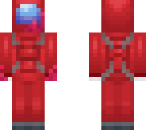 Red Among Us Impostor | Minecraft Skin