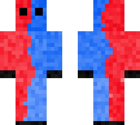 red and blue man | Minecraft Skin