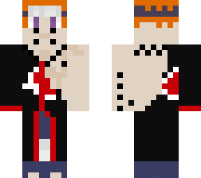 Tendo Pain (Ripped Cloak) Fixed | Minecraft Skin