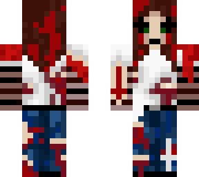 bloody girl | Minecraft Skins