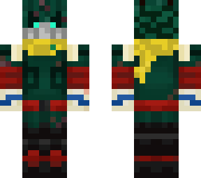 deku izuku manga mha bnha | Minecraft Skins