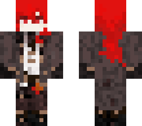 Diluc ~ genshin impact | Minecraft Skin