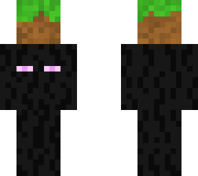 Enderman holding block | Minecraft Skin