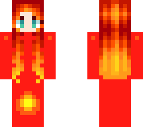 Fire Queen Minecraft Skins