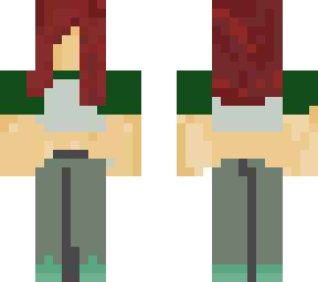 green crop top | Minecraft Skin