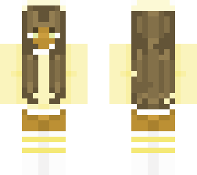 pastel yellow // girl skin | Minecraft Skin